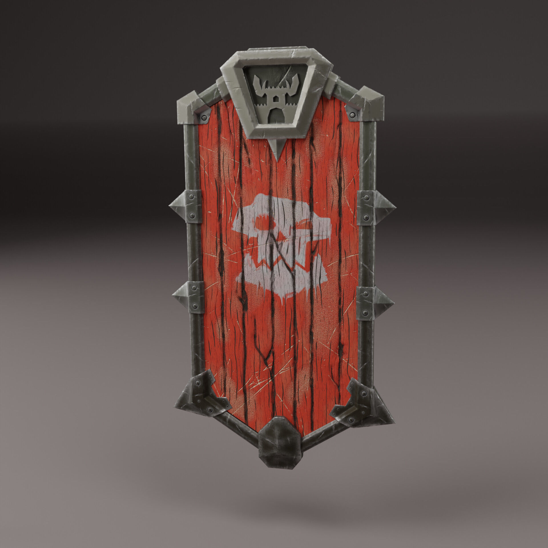 3D model Orcs shield VR / AR / low-poly | CGTrader
