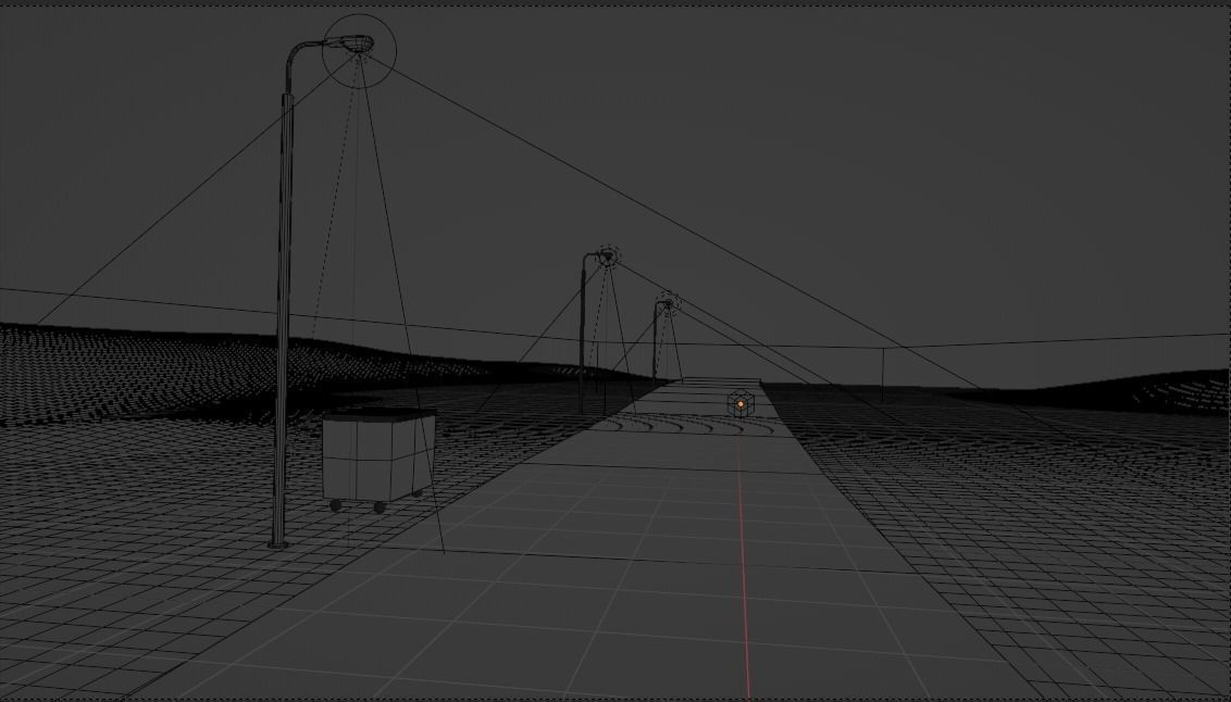 Night Street free VR / AR / low-poly 3D model | CGTrader