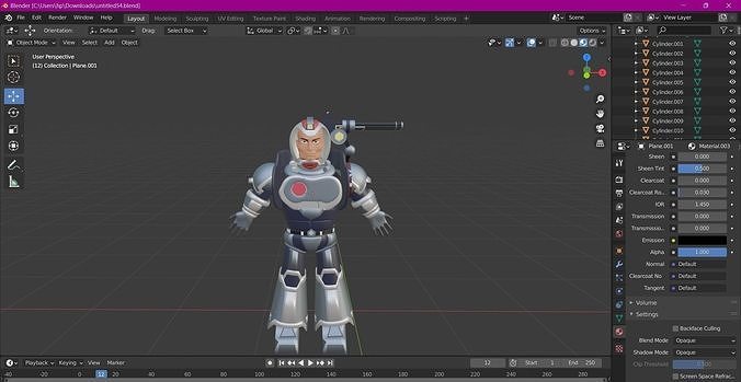 CYBORG robot 3D model | CGTrader