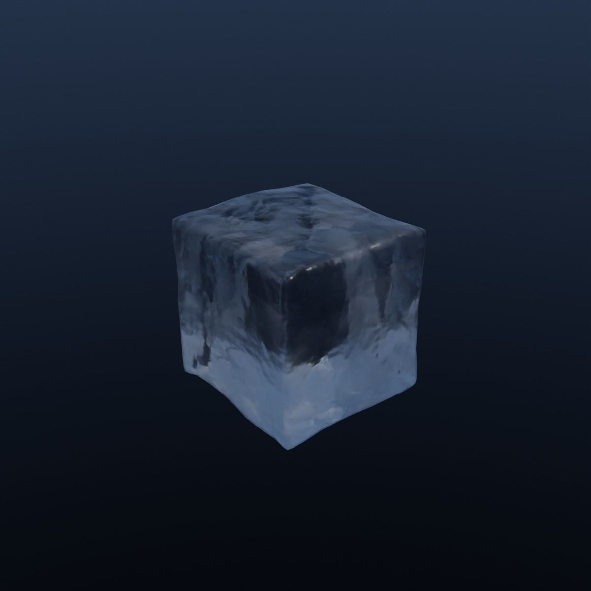 3D model Ice cube VR / AR / low-poly | CGTrader