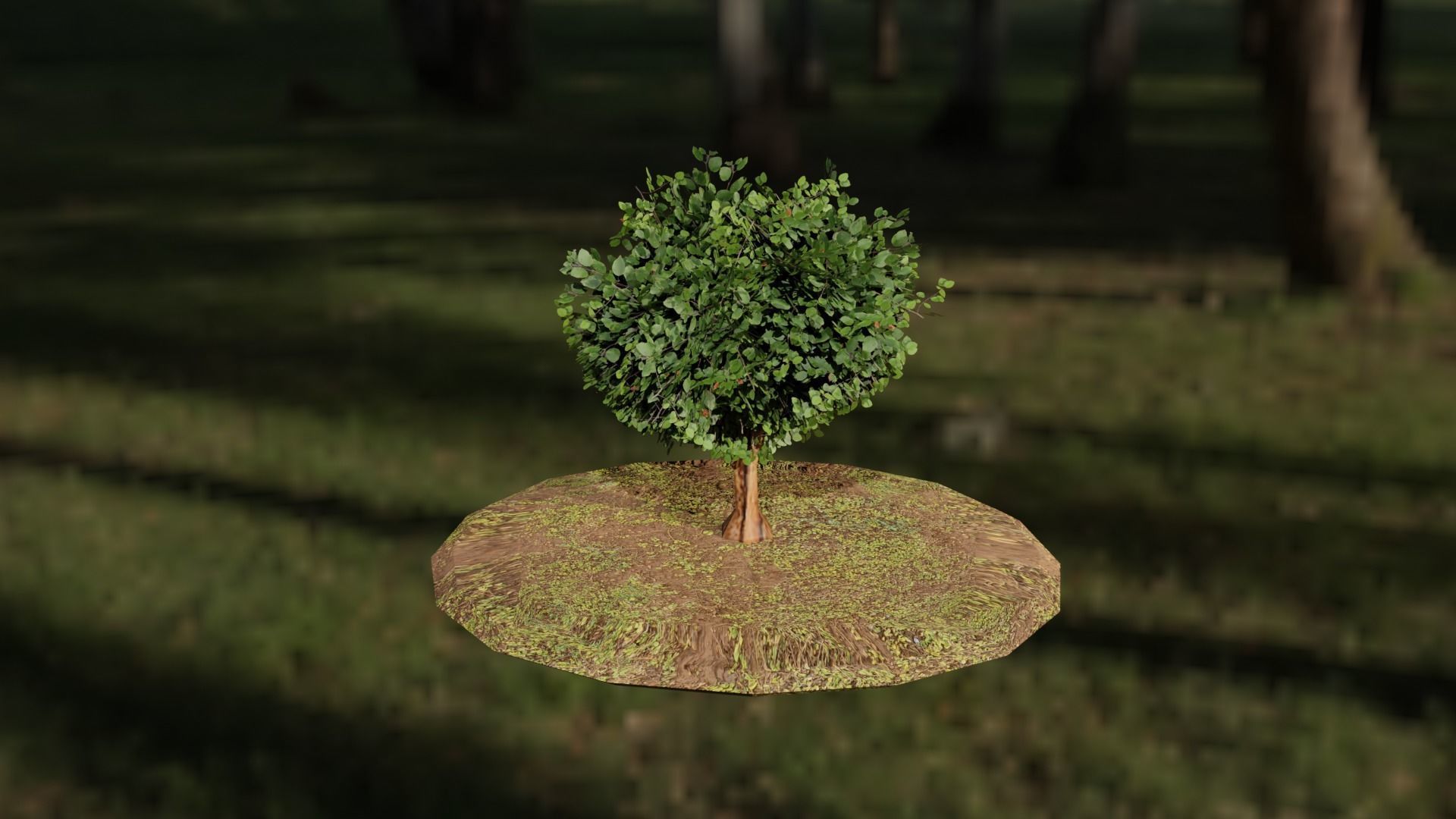 Tree LowPoly 3D Model Free free VR / AR / low-poly 3D model | CGTrader