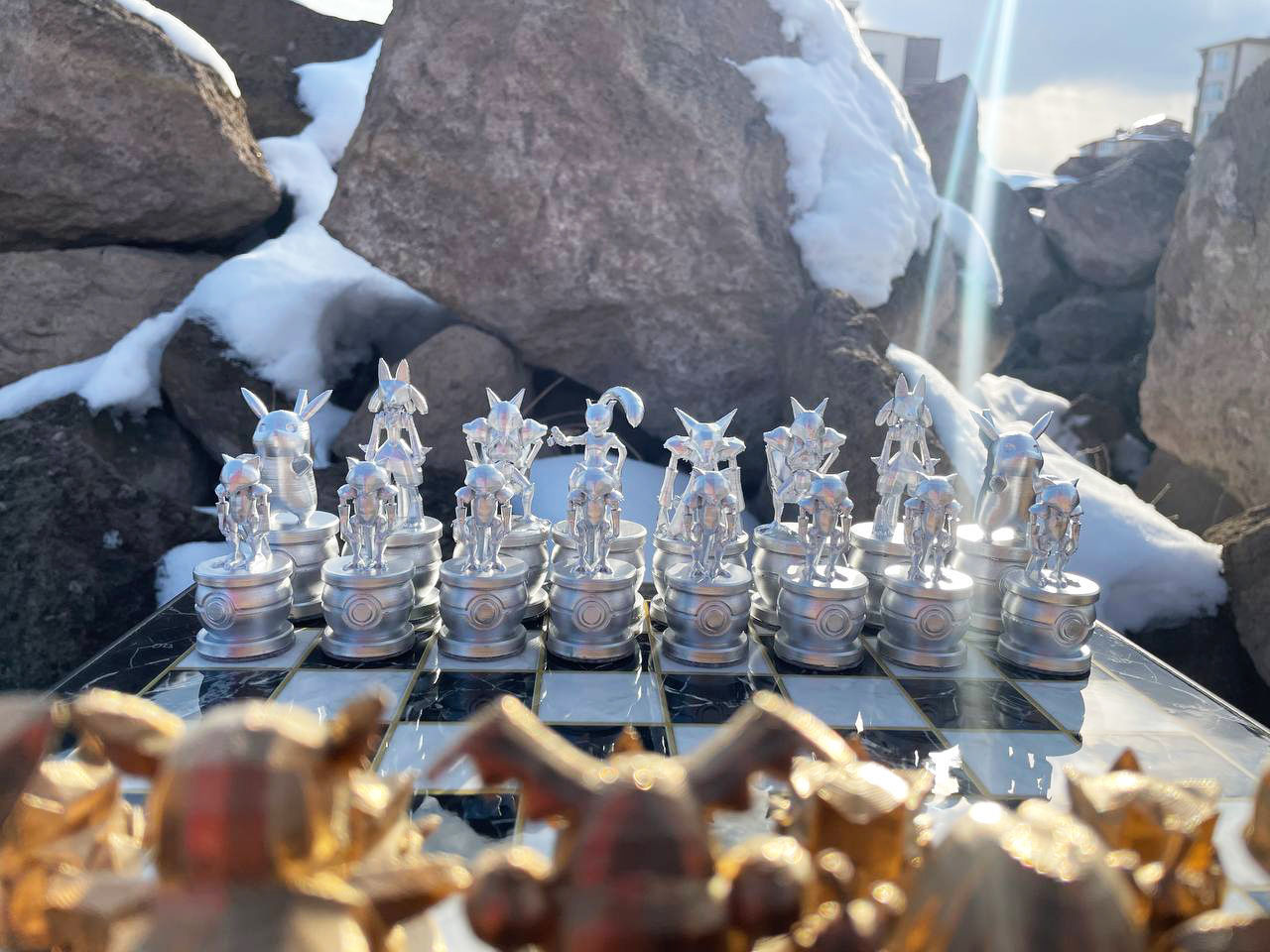 Pokemon Chess Set - Different Pokemon Characters 3D model 3D printable ...