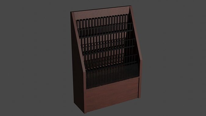 Brochure Stand free VR / AR / low-poly 3D model | CGTrader