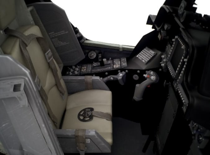 Apache Longbow Helicopter Interior