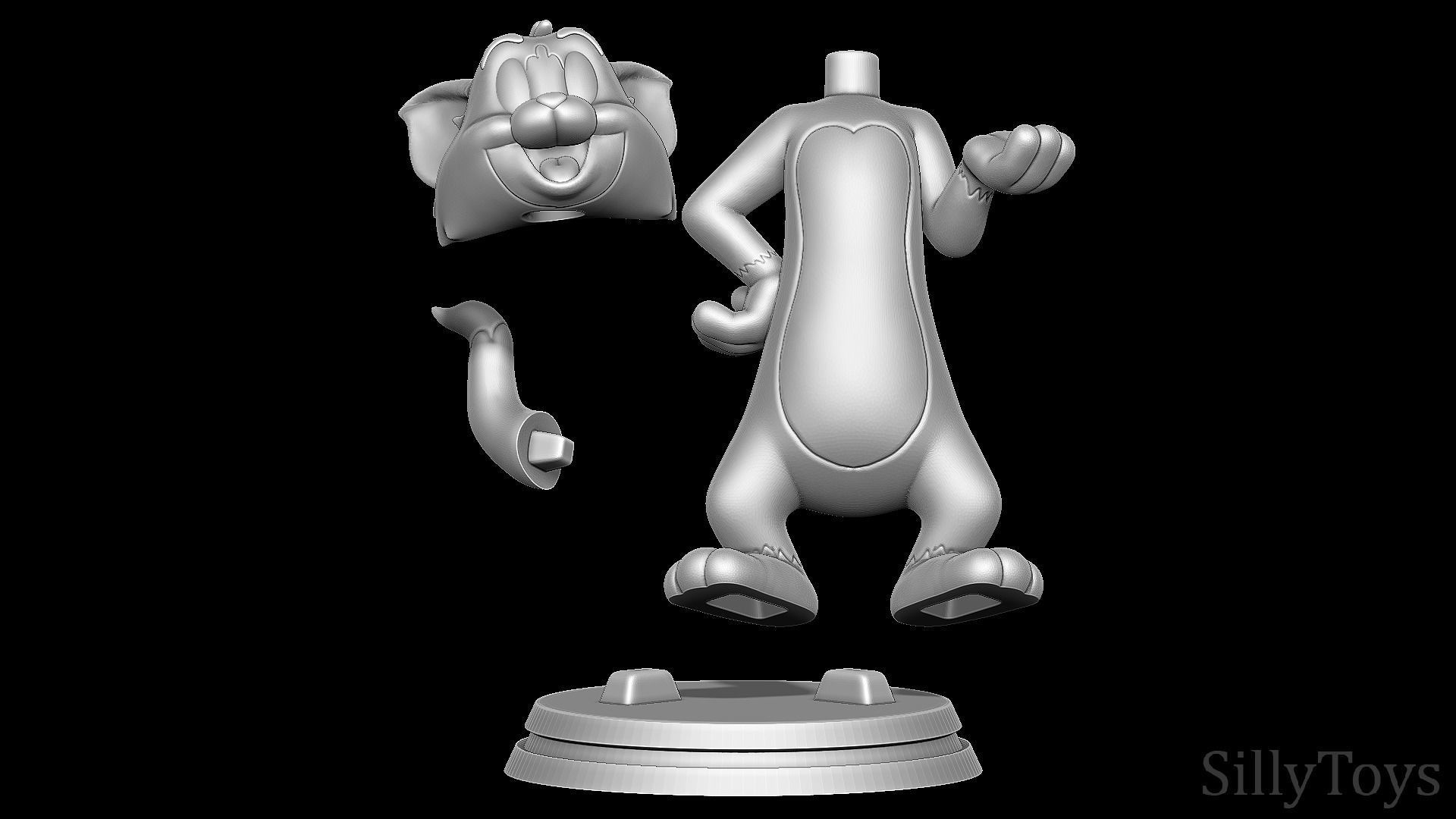 Tom and Jerry 3D model 3D printable | CGTrader