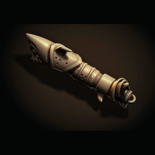Jinx Fishbone Rocket Keyholder Arcane 3D model 3D printable | CGTrader