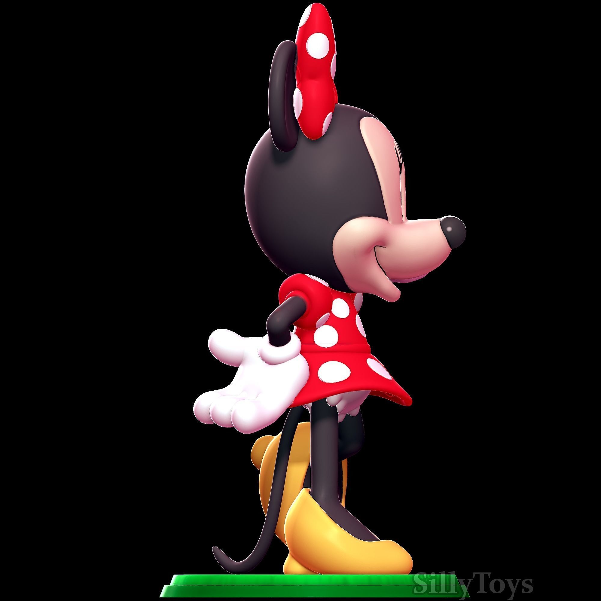 Minnie Mouse - 3D print model 3D model 3D printable | CGTrader