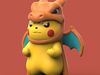 POKEMON - PIKACHU CHARIZARD SKIN 3D model 3D printable | CGTrader