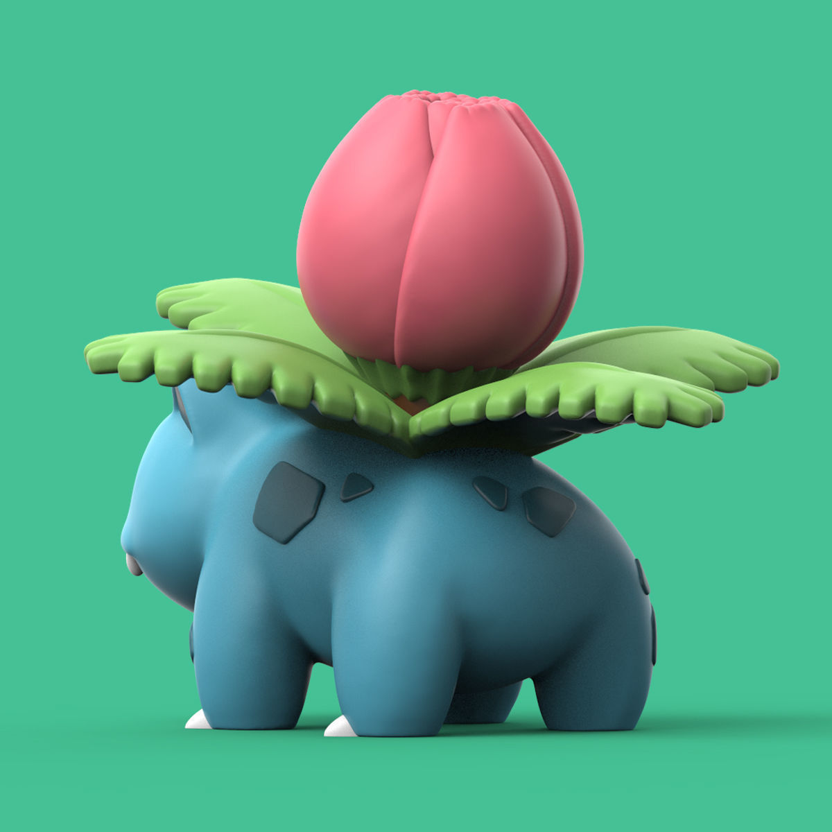 POKEMON - IVYSAUR 3D model 3D printable | CGTrader