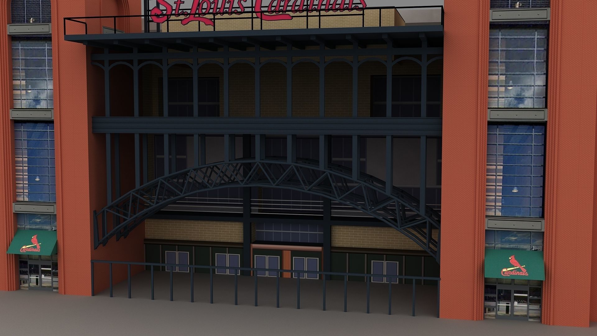 Busch Baseball Stadium 3d Model 3D model | CGTrader