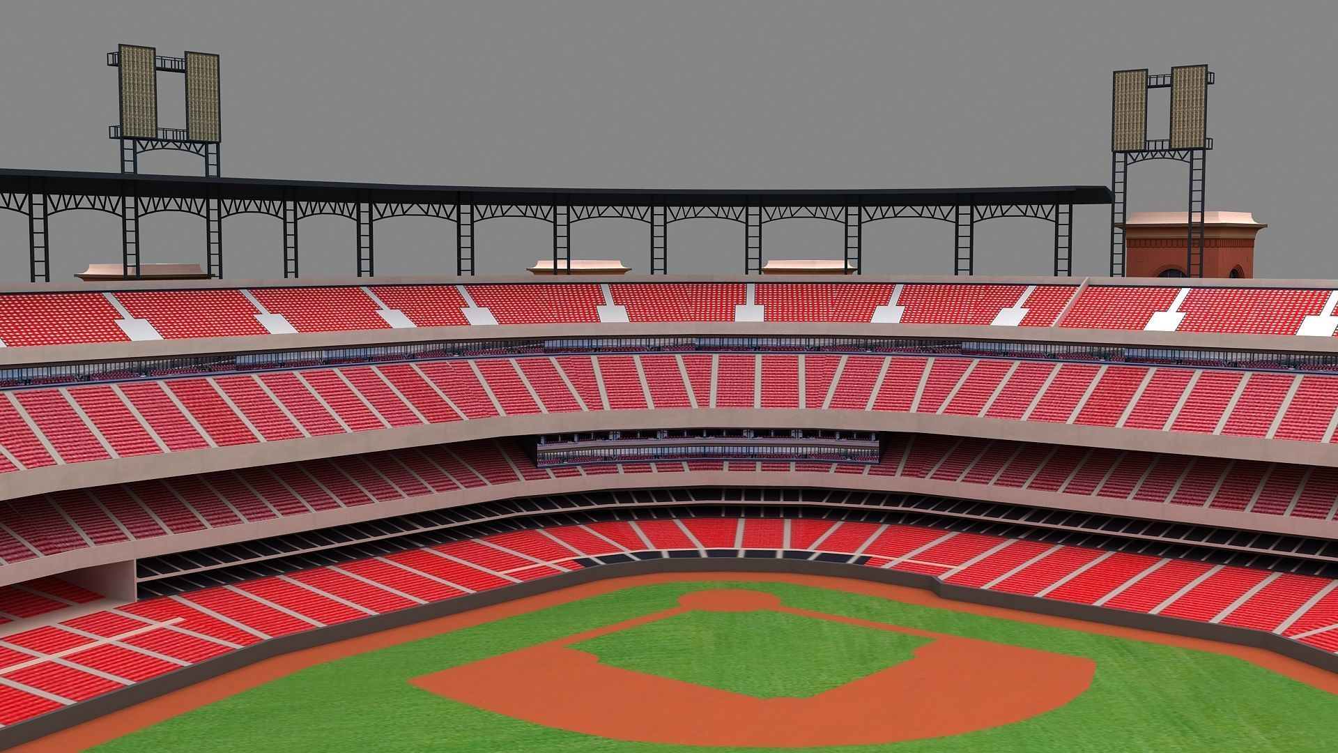 Busch Baseball Stadium 3d Model 3D model | CGTrader