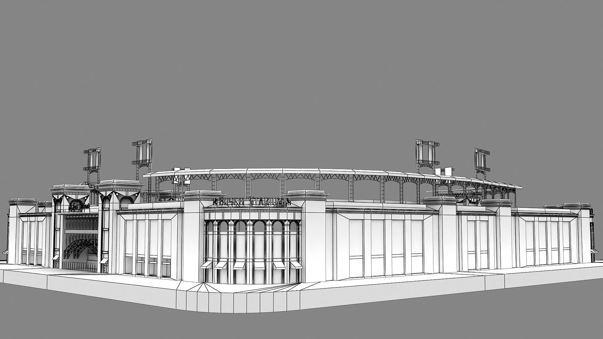 Busch Baseball Stadium 3d Model 3D model | CGTrader