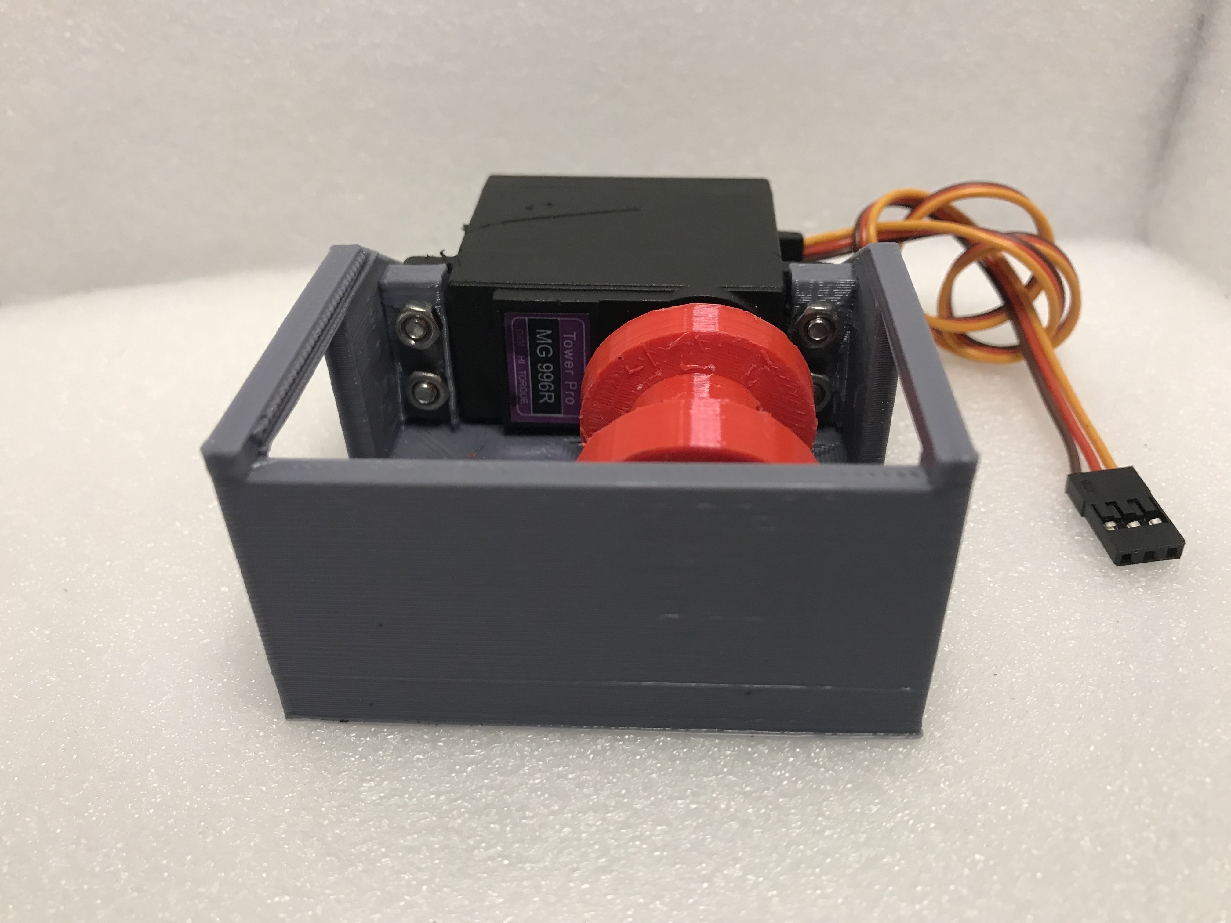 MG996R Servo winch 3D model 3D printable | CGTrader