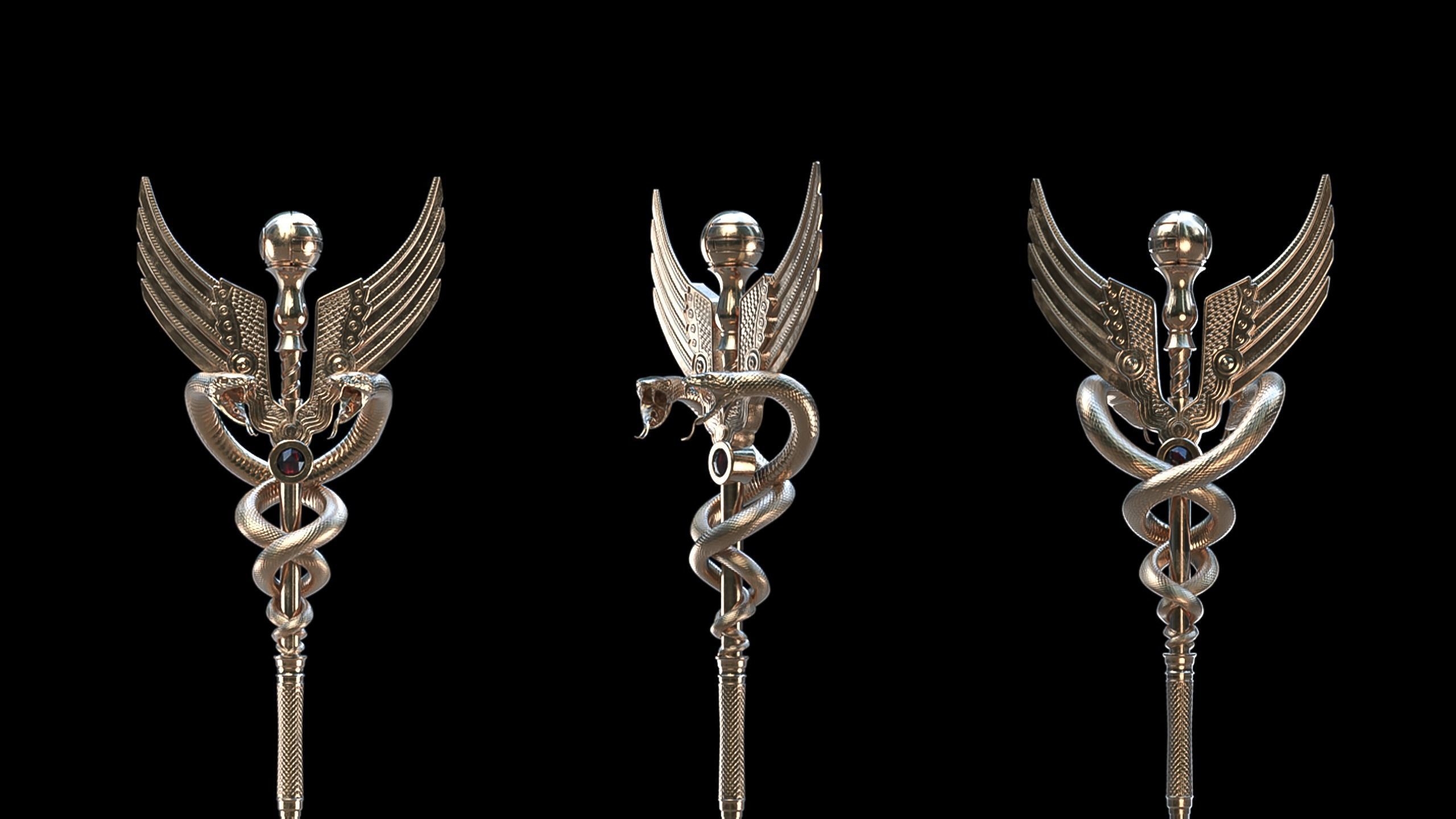 Caduceus - OMSX 3D model | CGTrader
