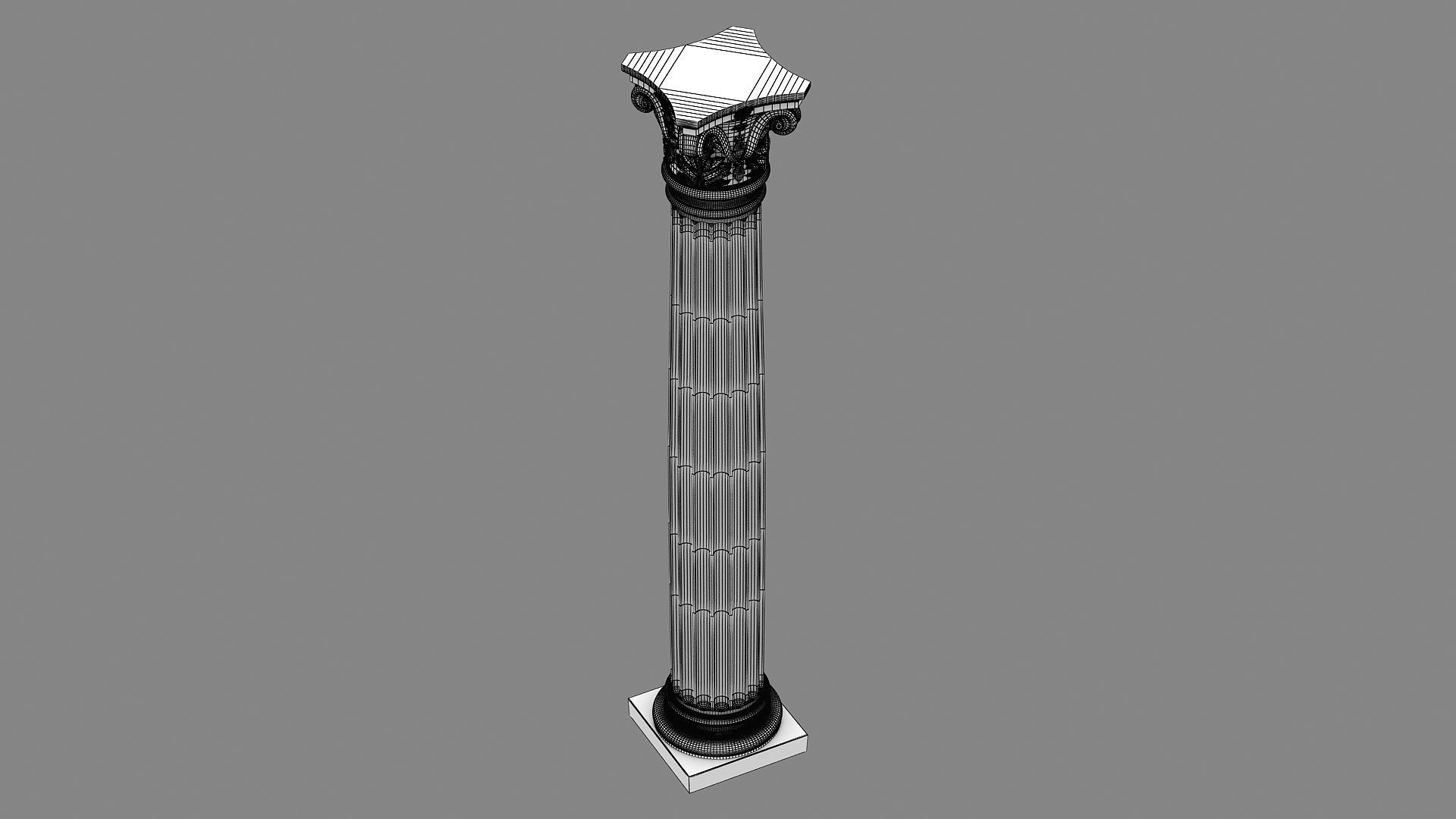 Corinthian Column 3d Model 05 3D model | CGTrader