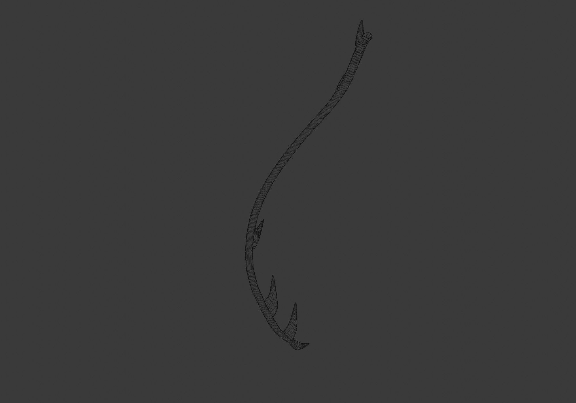 cartoon devil tail 3D model | CGTrader