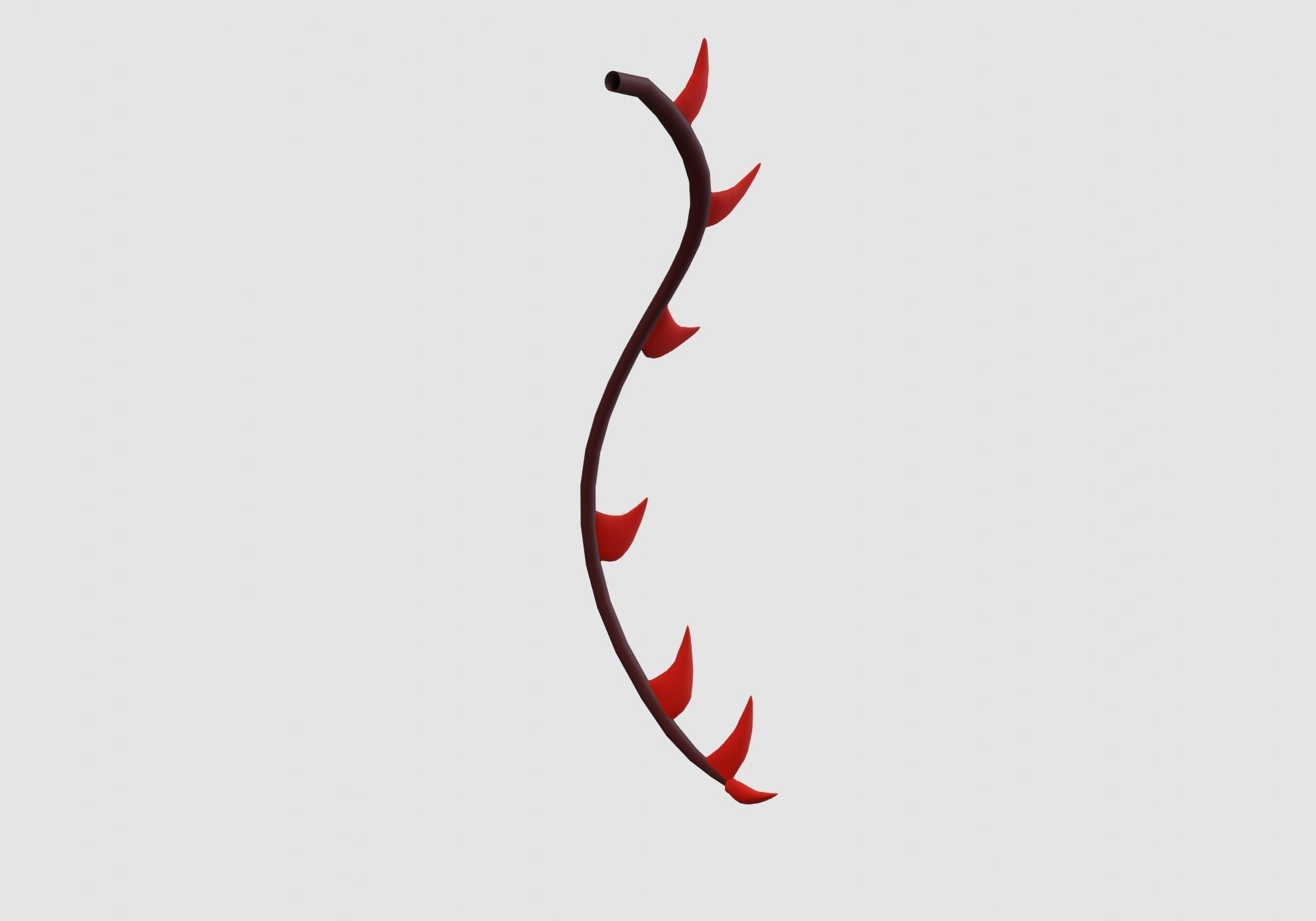 cartoon devil tail 3D model | CGTrader