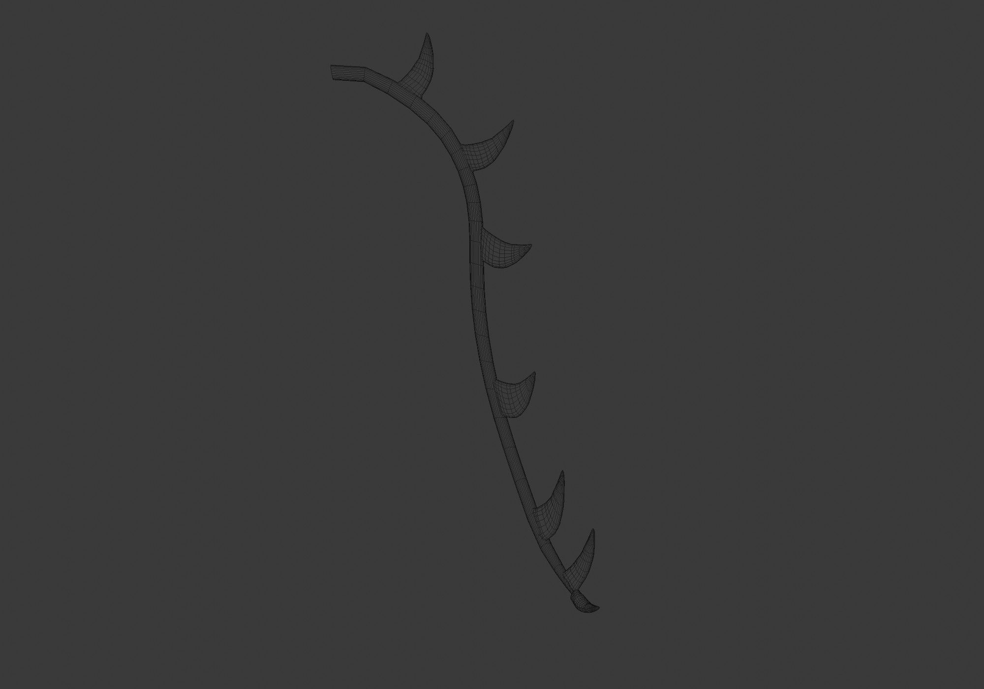 cartoon devil tail 3D model | CGTrader