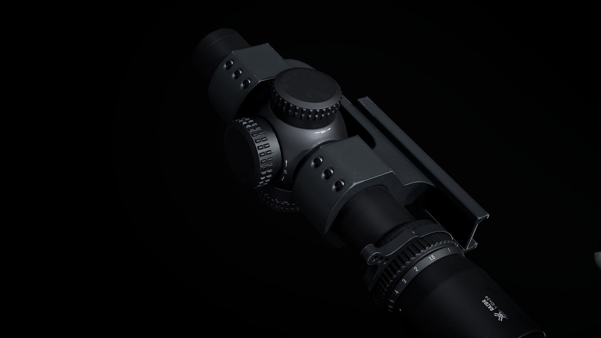 3D model Vortex Razor HD 1-10x Scope PBR VR / AR / low-poly | CGTrader