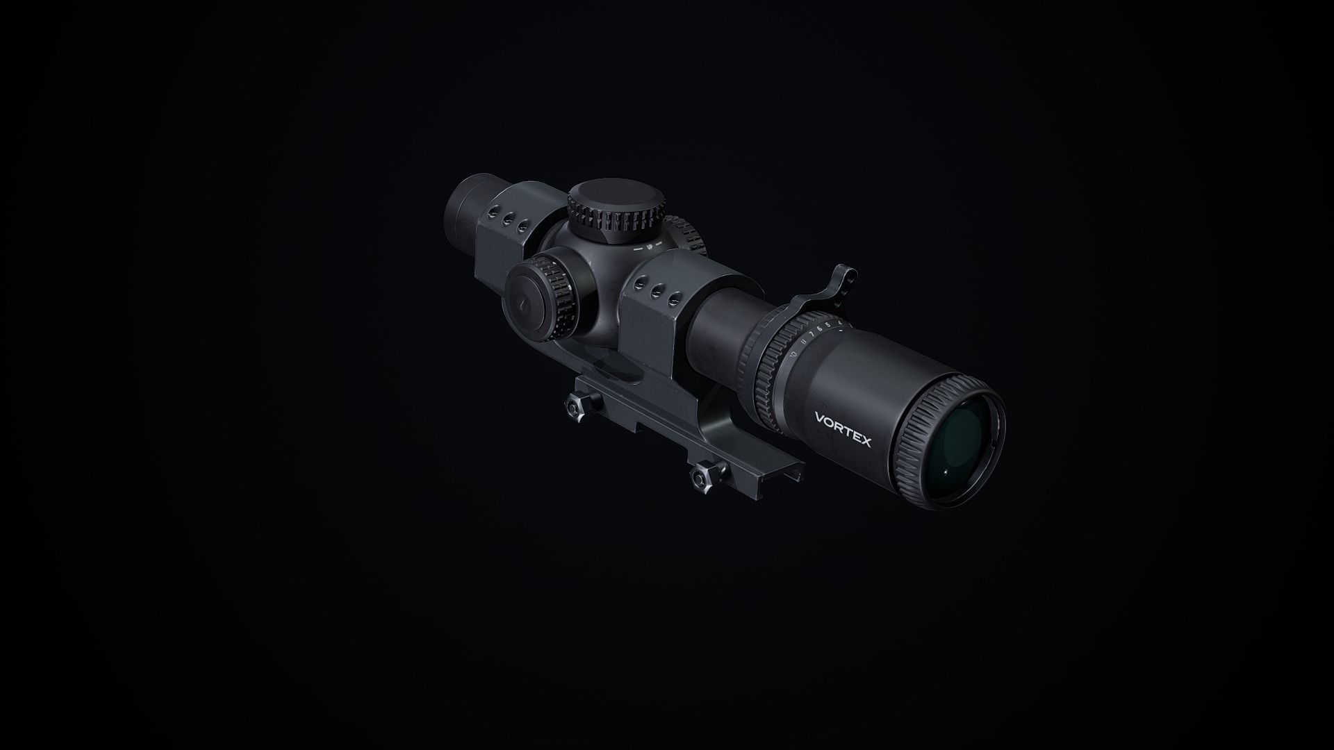 3D model Vortex Razor HD 1-10x Scope PBR VR / AR / low-poly | CGTrader