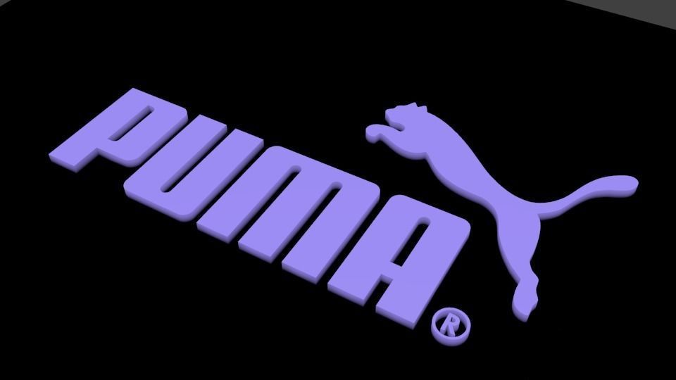 Puma Logo 3D model | CGTrader