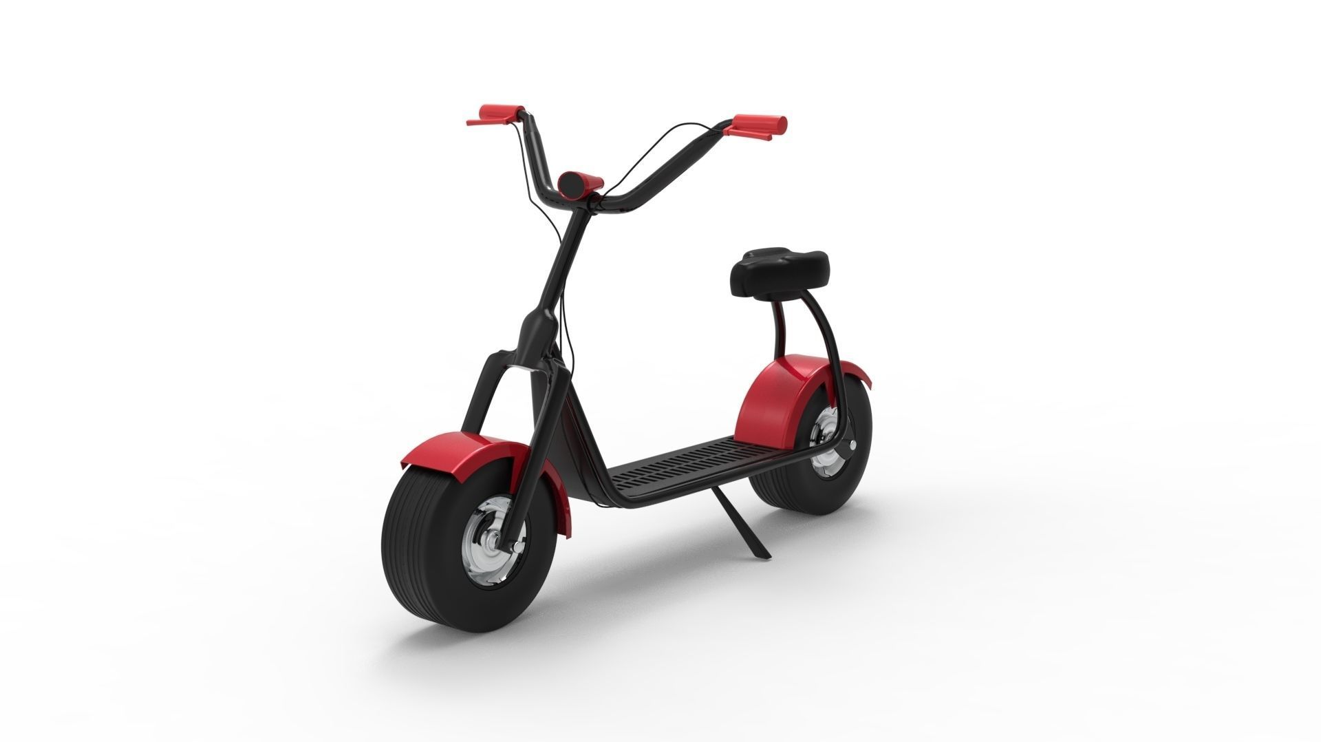 ELECTRIC SCOOTER-RED 3D model | CGTrader