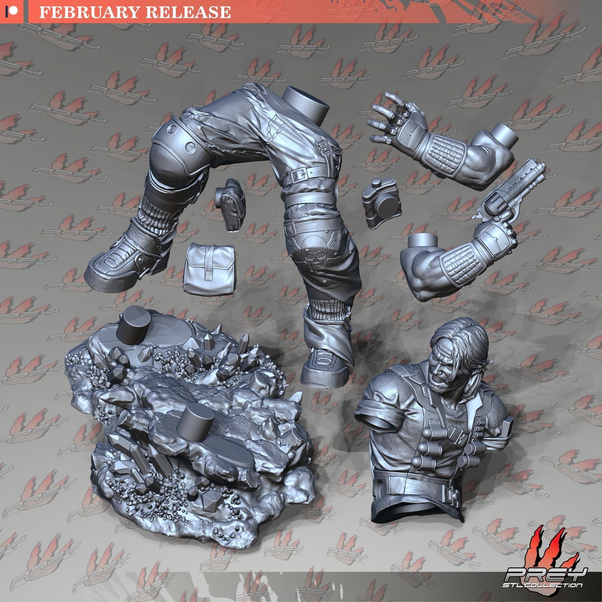 Jim Raynor 1-10 3D model 3D printable | CGTrader