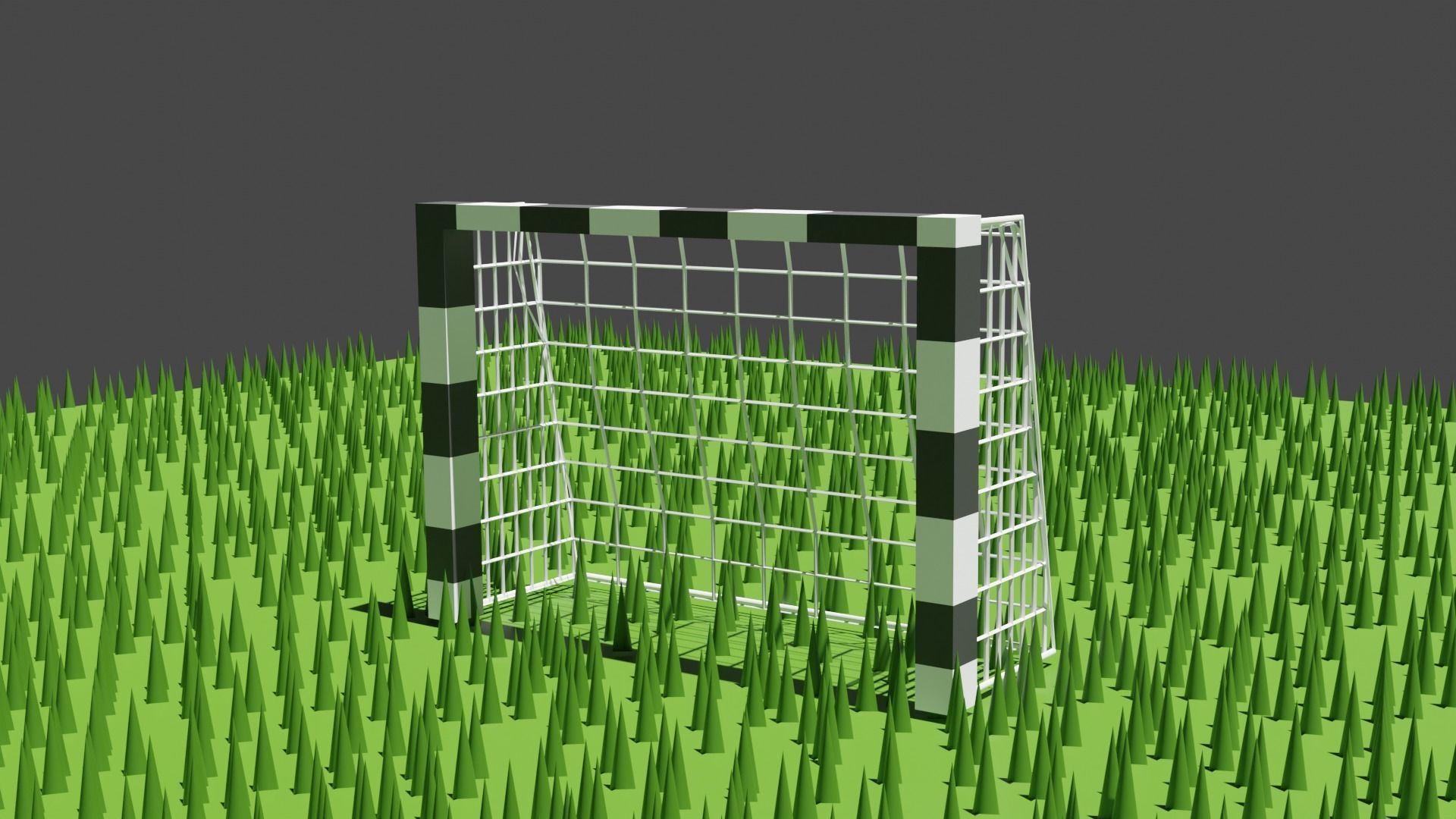 football goal free VR / AR / low-poly 3D model | CGTrader