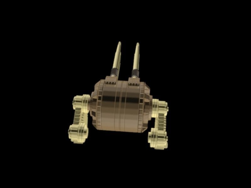 Jupitel cannon 3D model | CGTrader