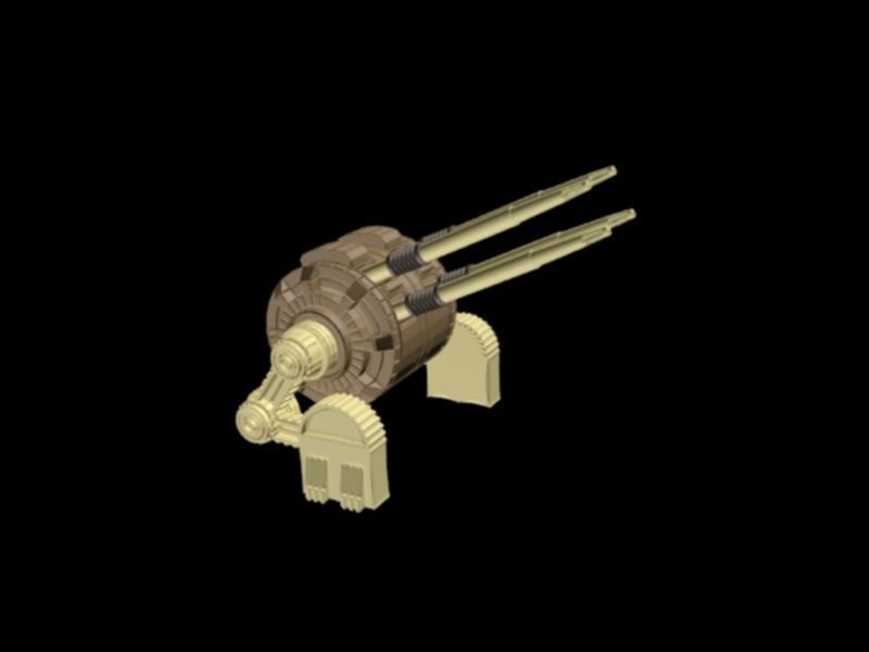 Jupitel cannon 3D model | CGTrader