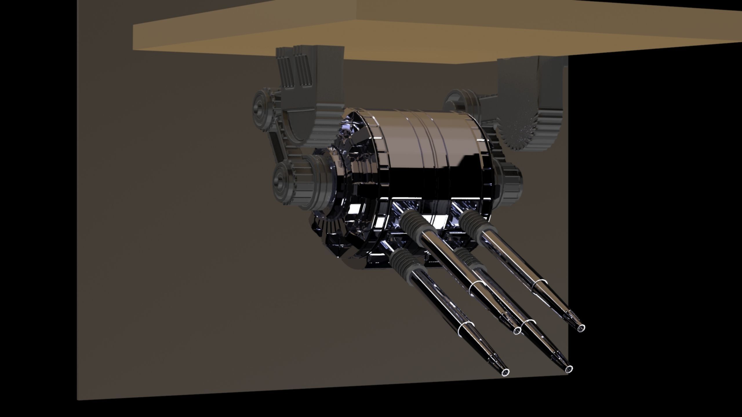 Jupitel cannon 3D model | CGTrader