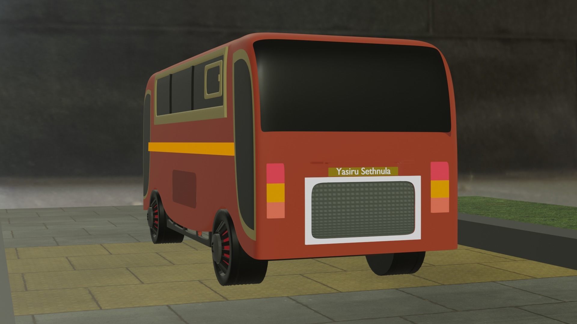 Free 3D bus model free 3D model | CGTrader