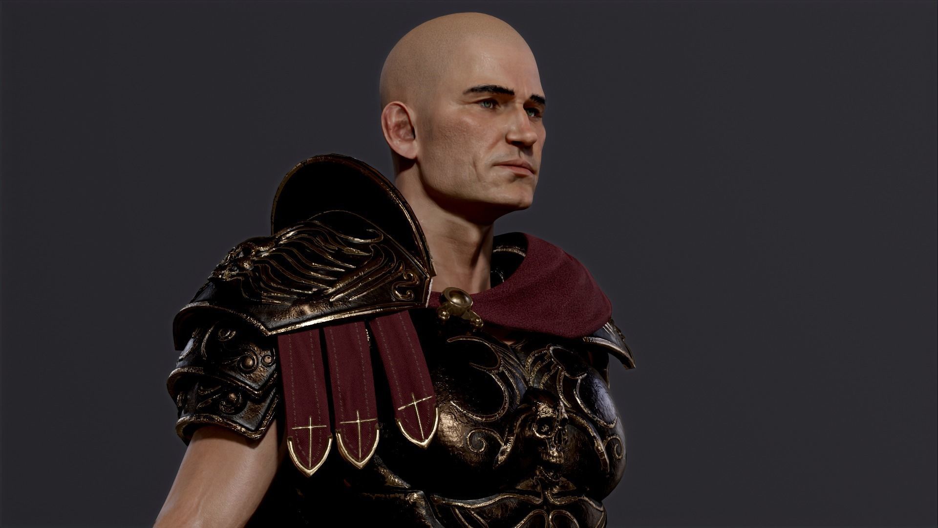 3D model ROMAN LEGION OFFICER VR / AR / low-poly | CGTrader