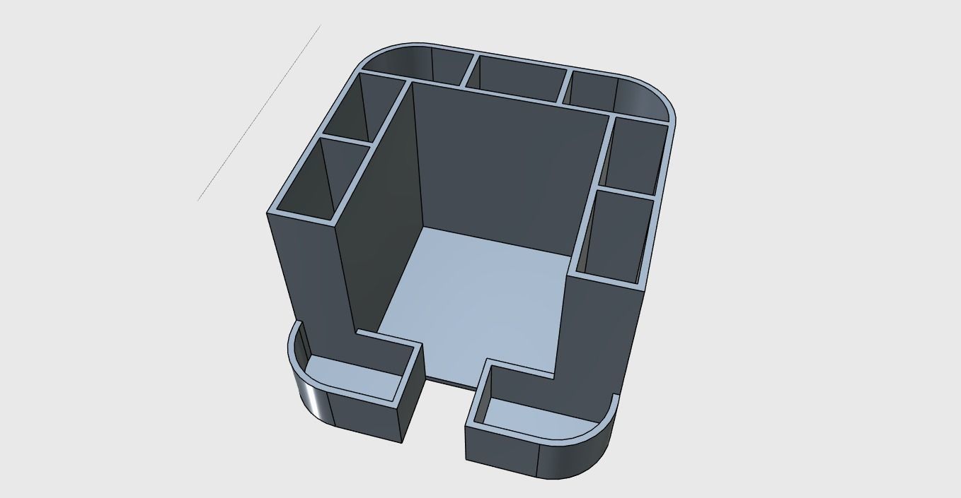 Pencil holder easy print 3D model 3D printable | CGTrader