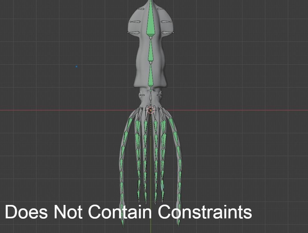 3D model Giant Squid VR / AR / low-poly rigged | CGTrader