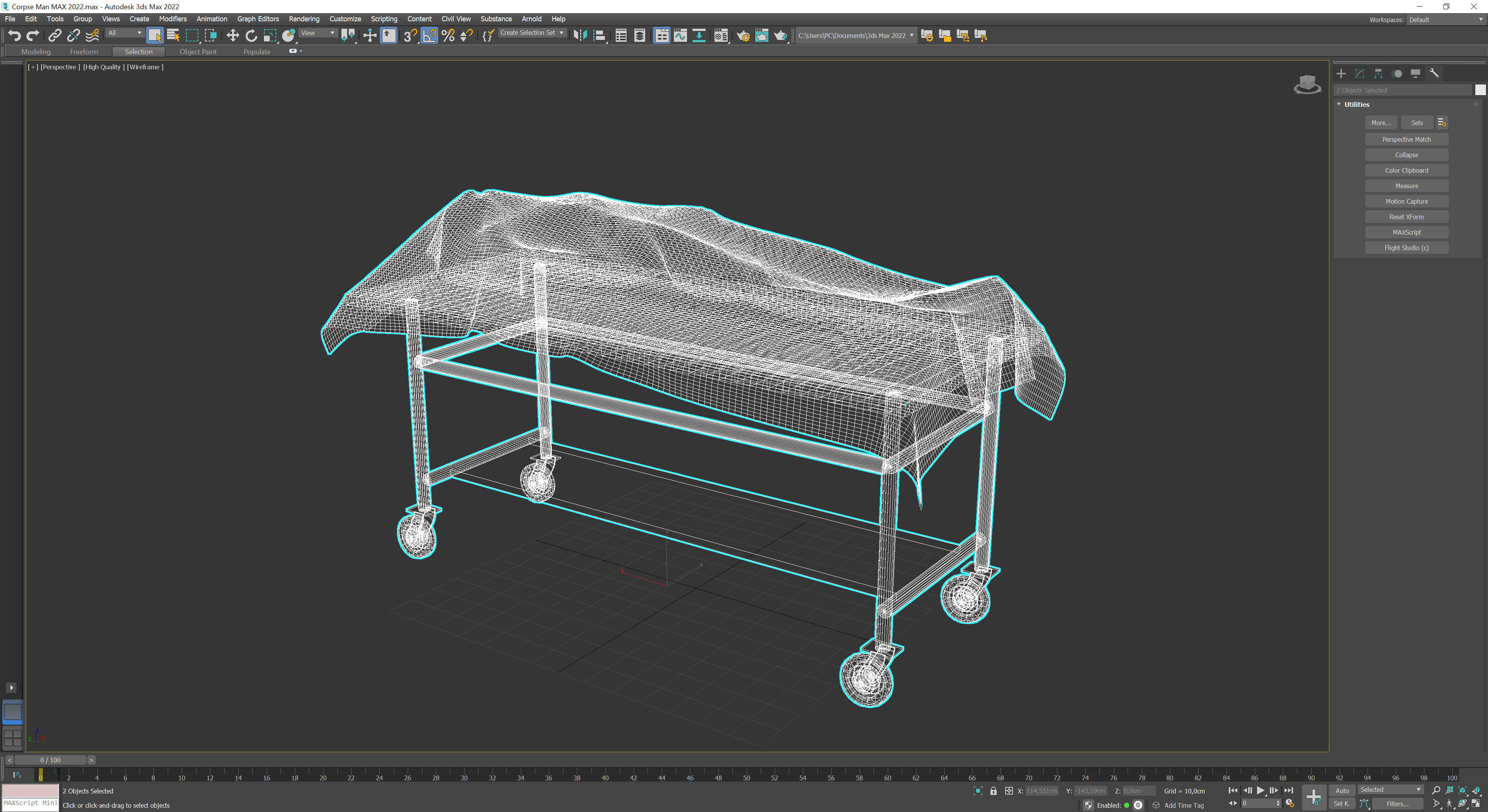 3D model Man corpse VR / AR / low-poly | CGTrader