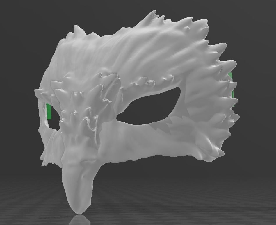 Owl Masquerade Mask 3D model 3D printable | CGTrader