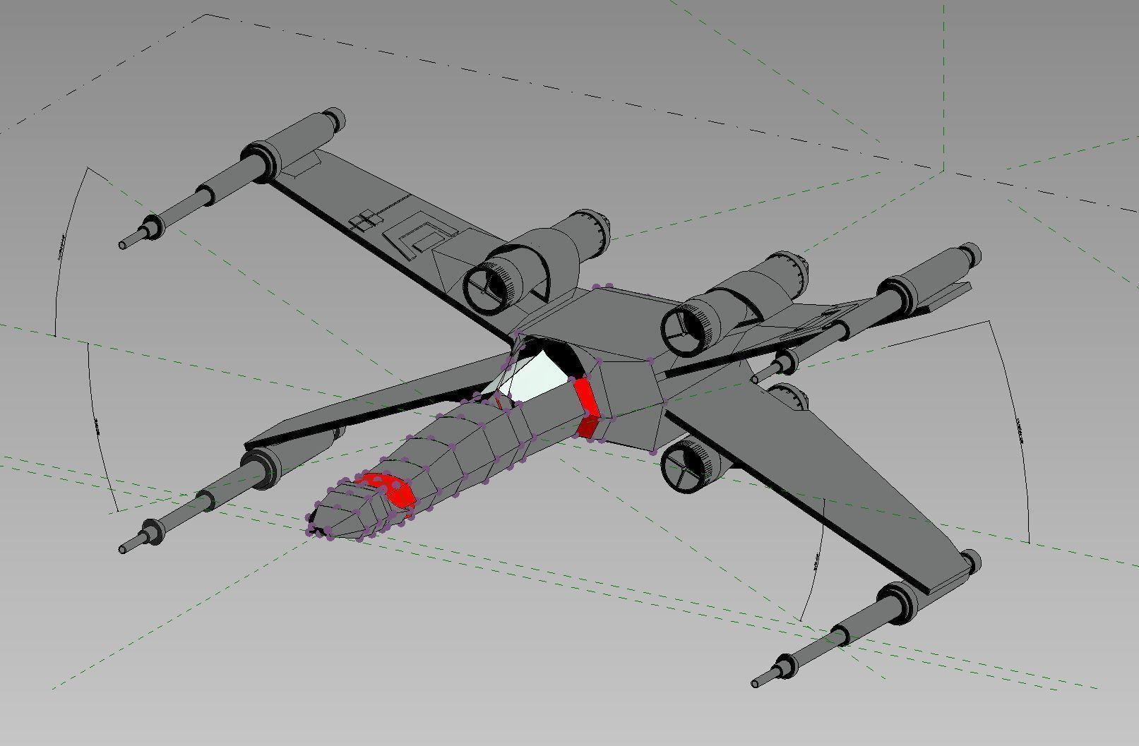3D model Revit X-Wing Elevate Your Designs with Interactive Wing ...