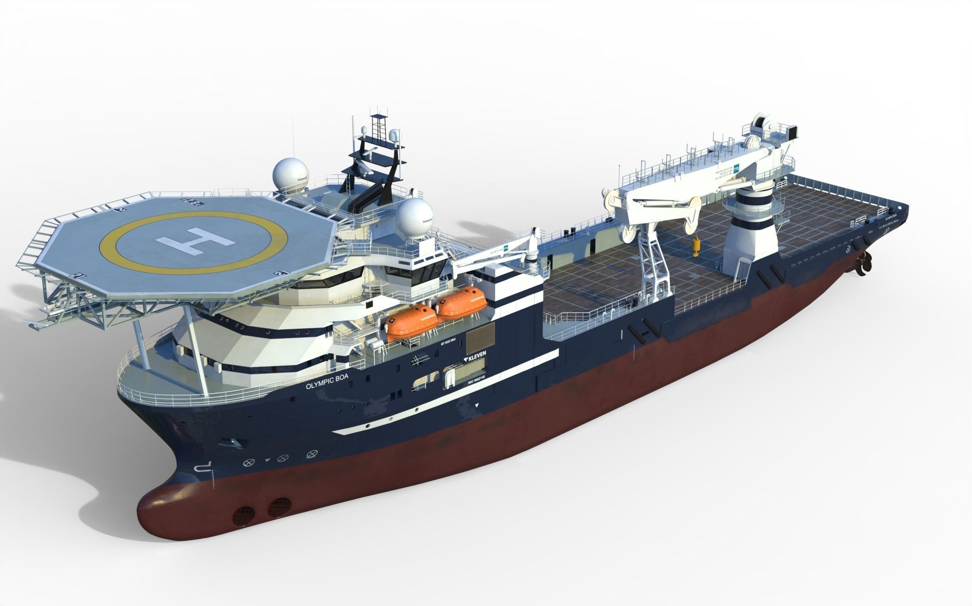 Offshore Platform Supply Vessel 3D model | CGTrader