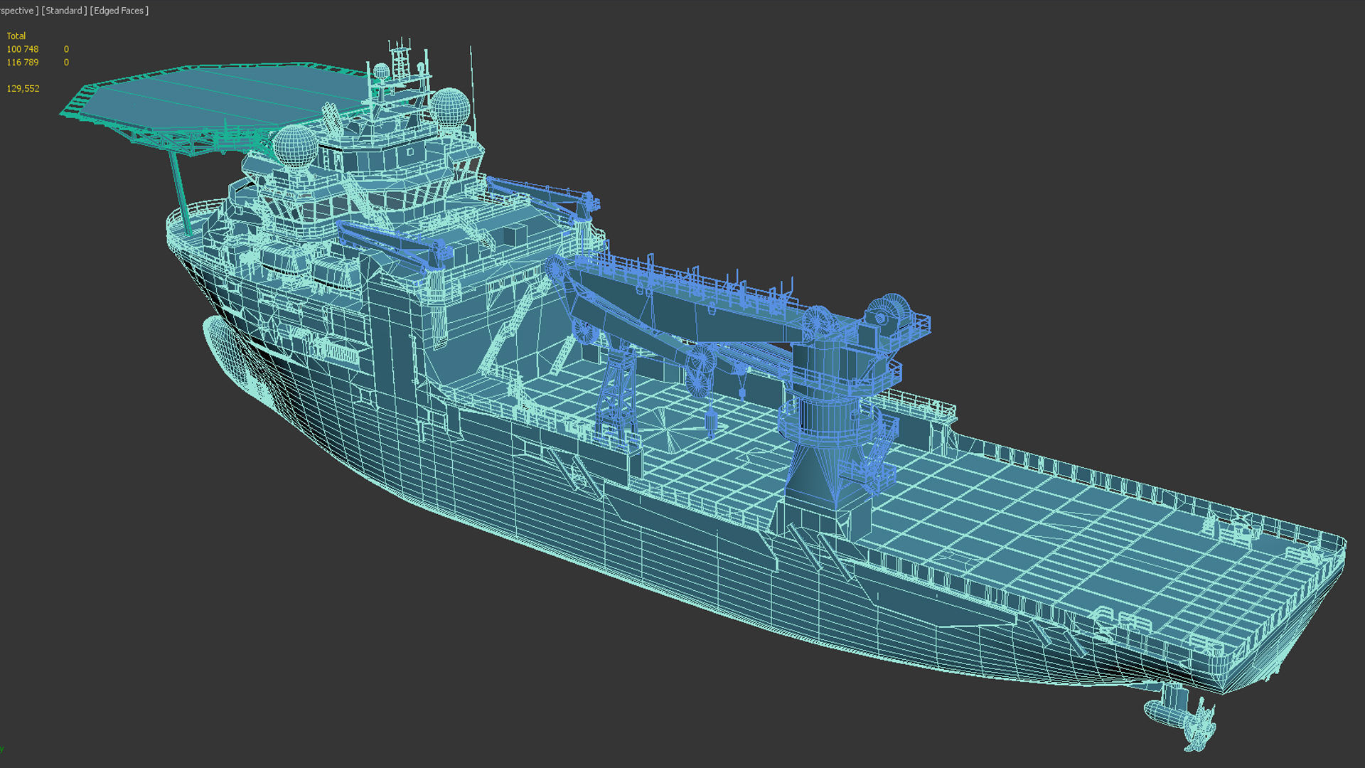 Offshore Platform Supply Vessel 3D model | CGTrader