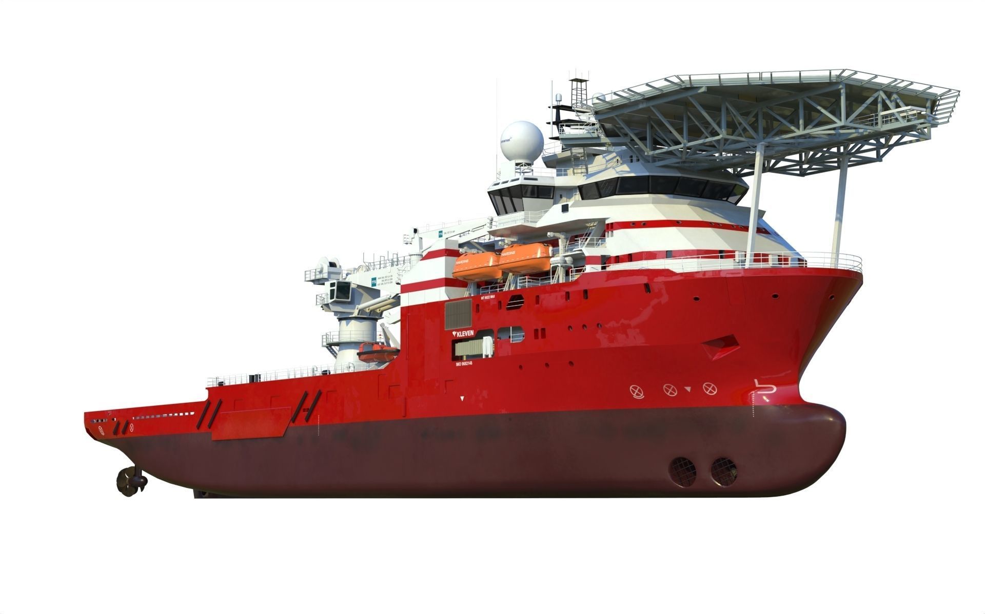 Offshore Platform Supply Vessel 3D model | CGTrader