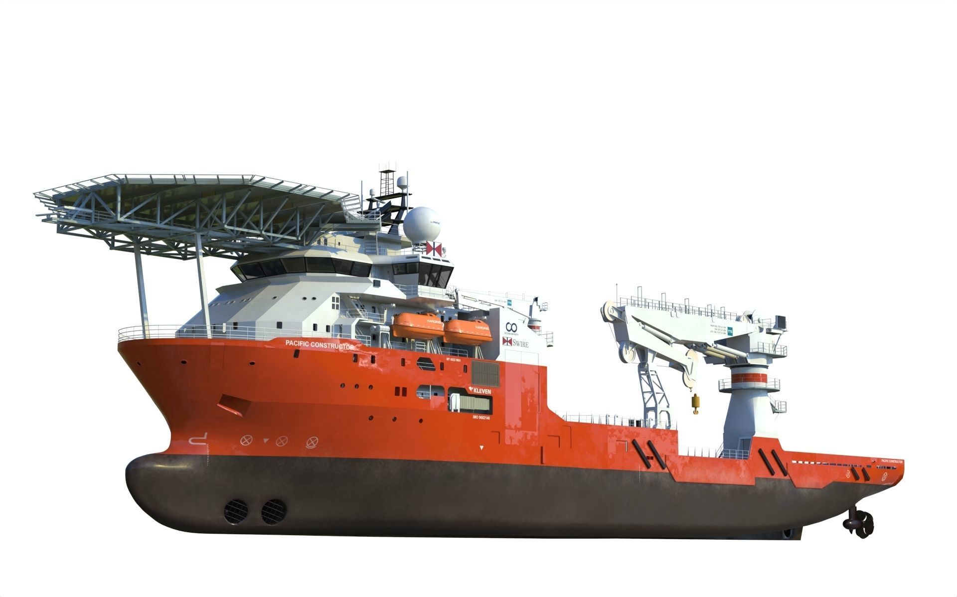Offshore Platform Supply Vessel 3D model | CGTrader