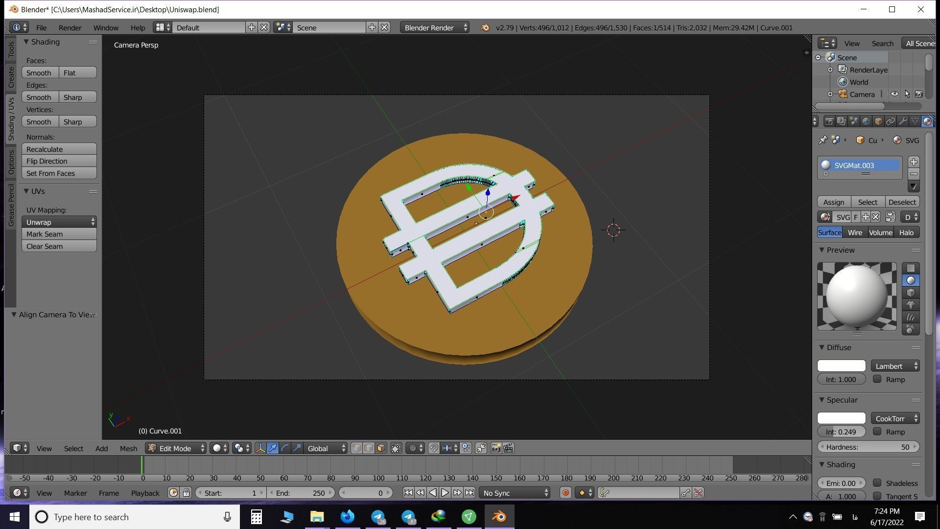 DAI LOGO 3D model | CGTrader