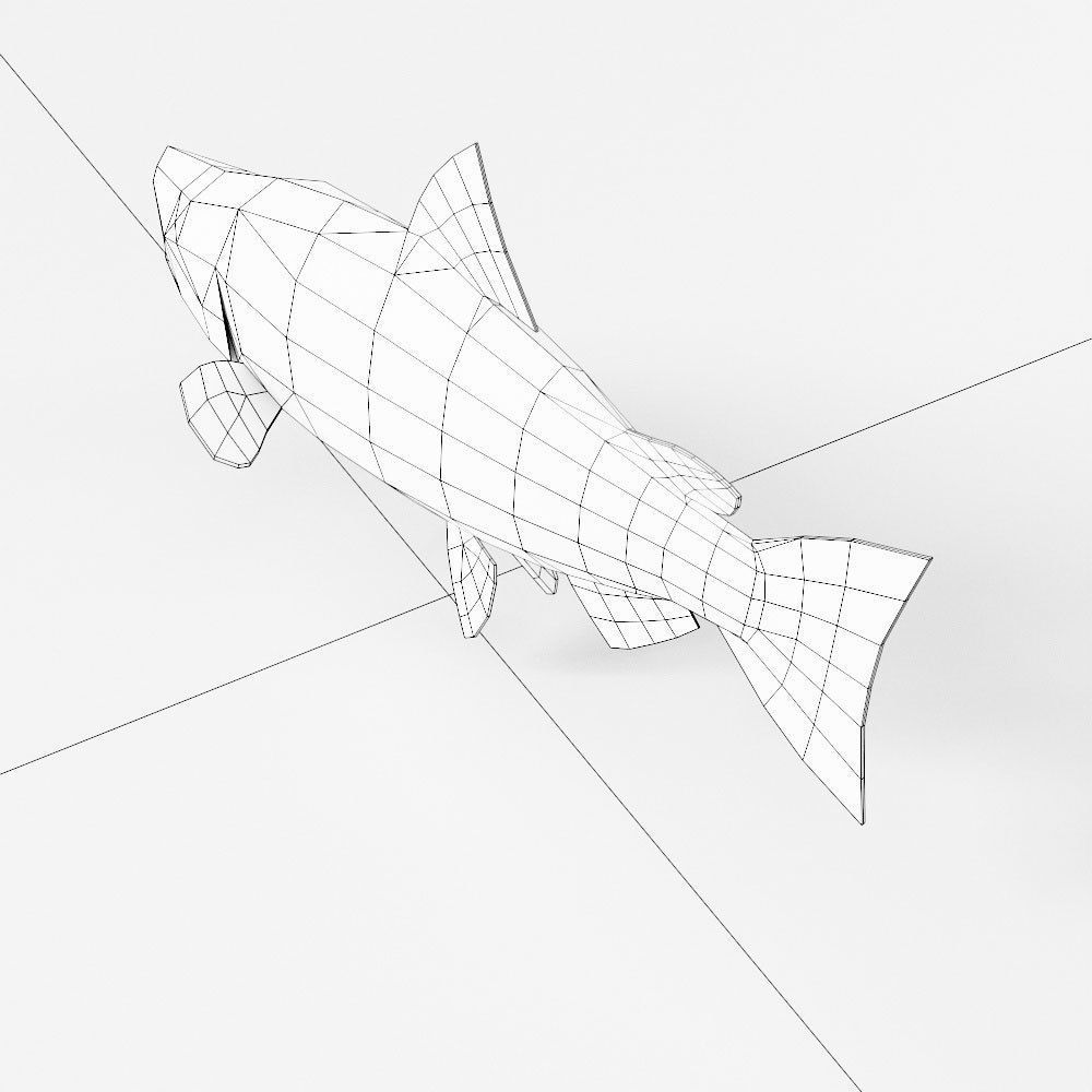 3D model Chinook salmon fish 3d model VR / AR / low-poly | CGTrader