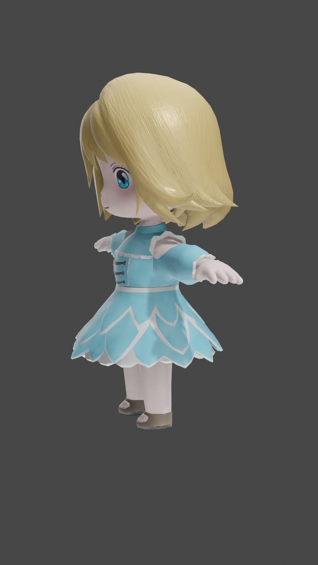 3D model charector chibi VR / AR / low-poly | CGTrader
