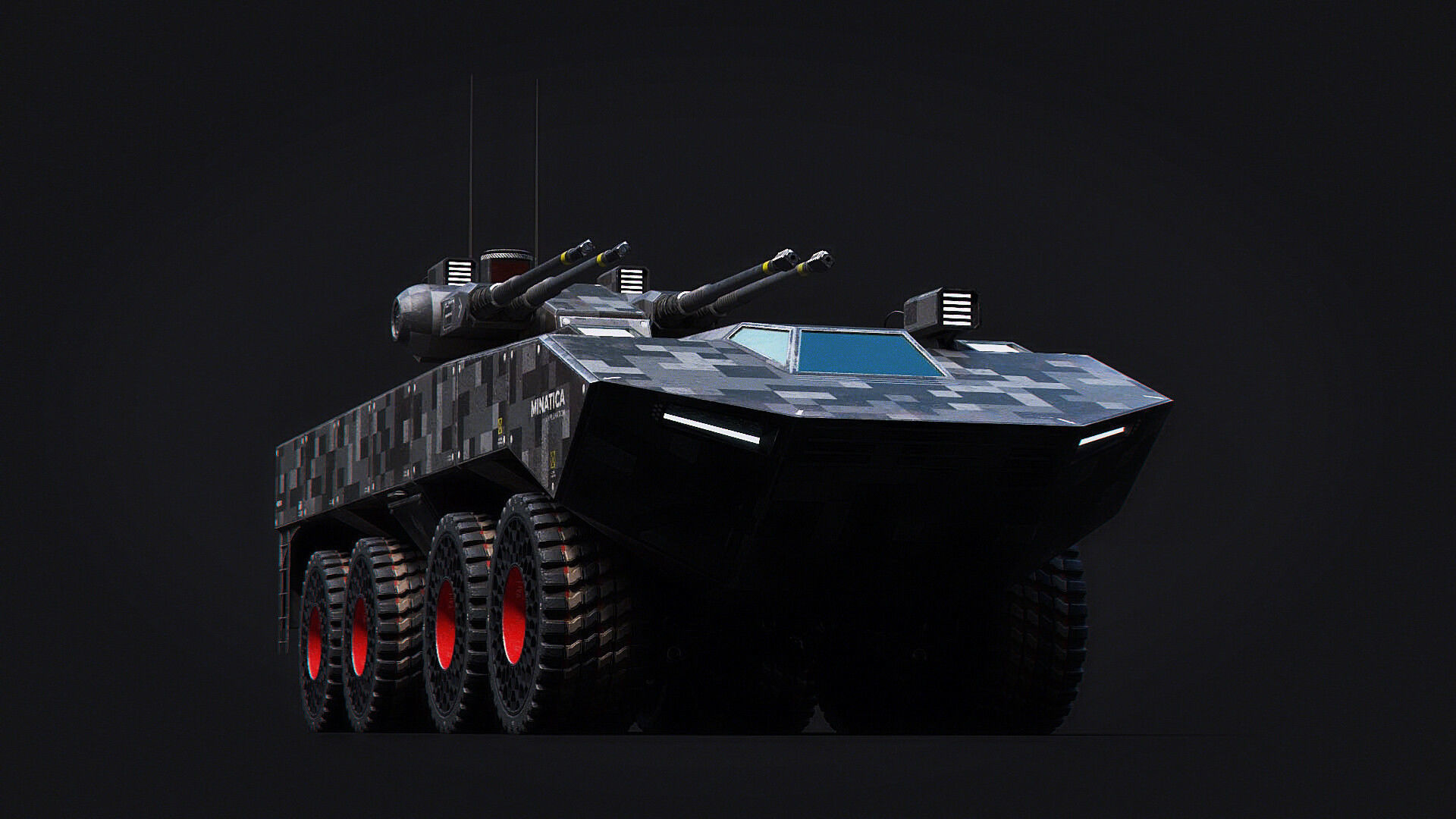 3D model Tank Model Military Si-Fi Dual Source Files Attached 4K ...
