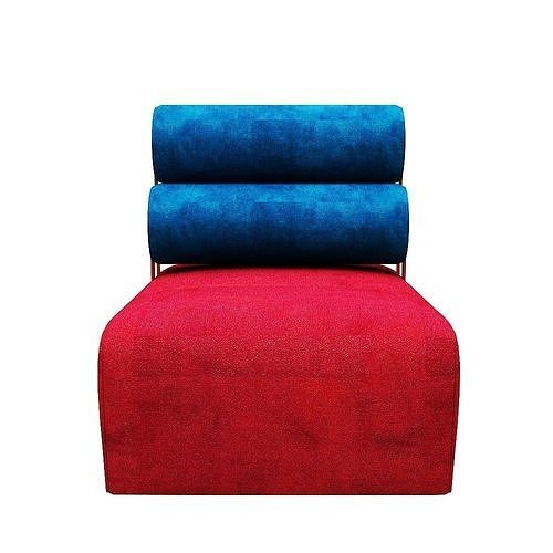 3D model Sofa single seater VR / AR / low-poly | CGTrader