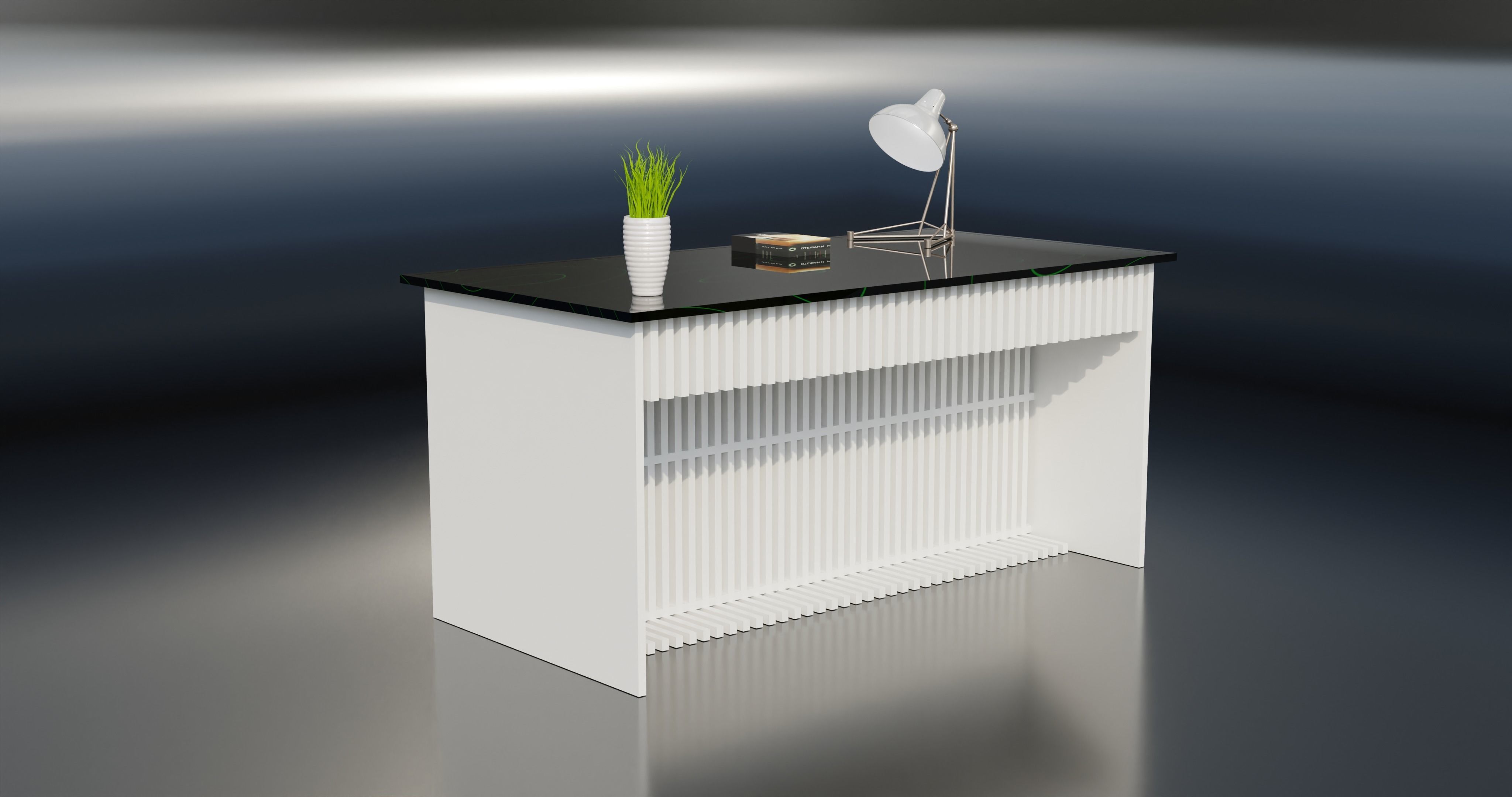Office Smart Table1 3D model | CGTrader