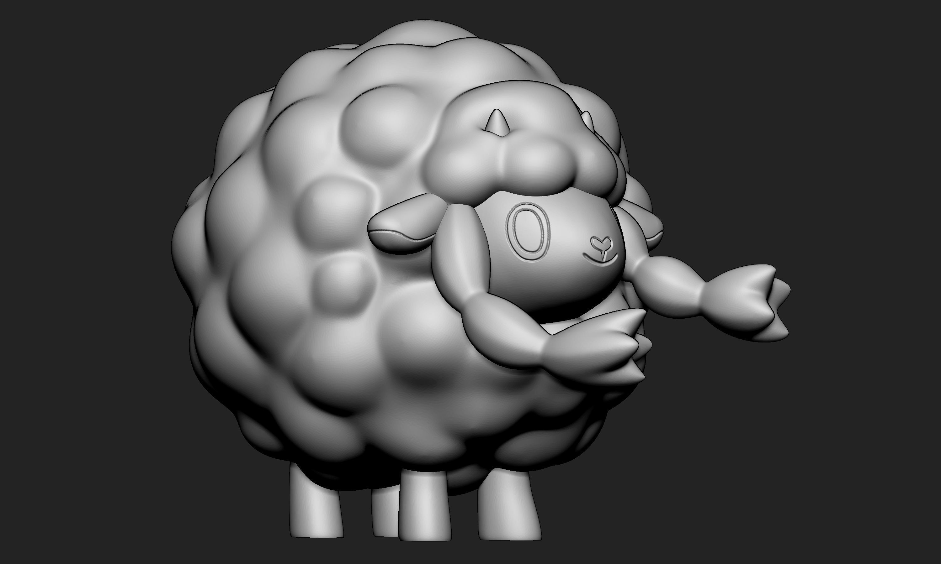 Pokemon - Wooloo and Dubwool with 2 different poses 3D model 3D ...