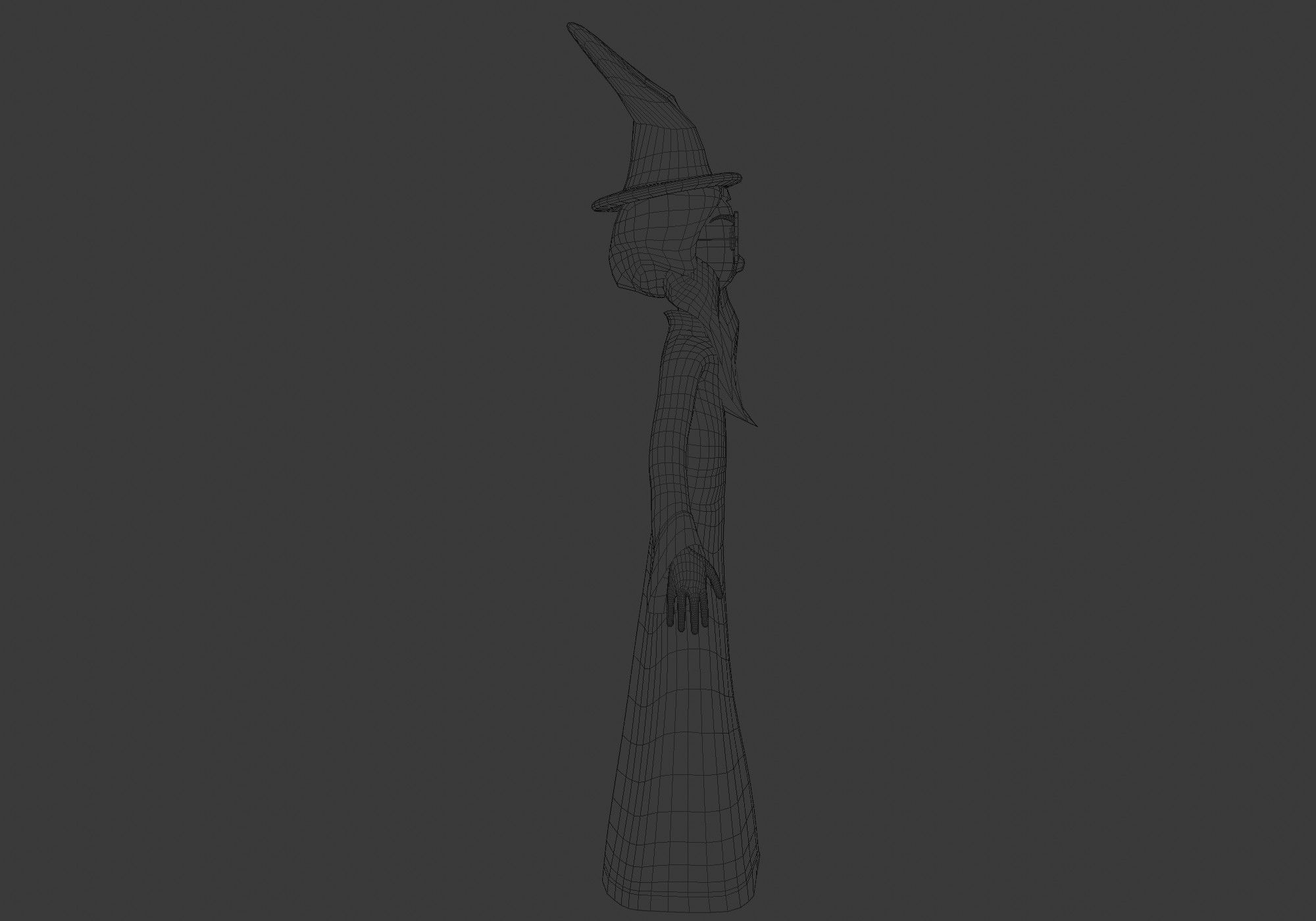 old cartoon wizard 3D model | CGTrader